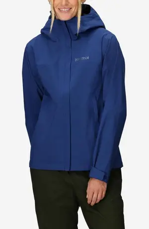MARMOT Precip® Eco Pro Waterproof Hooded Jacket - Twilight Blue