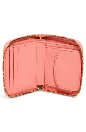 AIMEE Bowery Double Zip Wallet - Cosmic Coral
