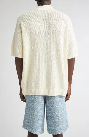Amiri Open Stitch Button-up Shirt
