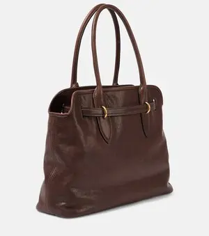 Miu Miu Large Leather Shoulder Bag - Brown