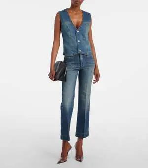 Victoria Beckham Denim Vest - Blue