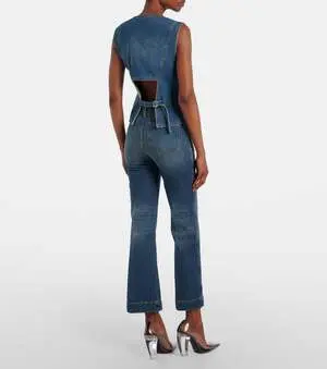 Victoria Beckham Denim Vest - Blue