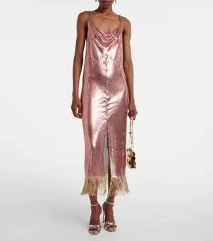 AQUAZZURA You And I Metallic Leather Sandals