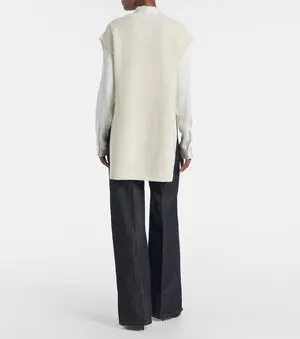 Stella McCartney Virgin Wool Lace Sweater Vest