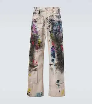 Acne Studios 1981 Trompe L'oeil Canvas Cargo Pants
