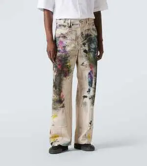 Acne Studios 1981 Trompe L'oeil Canvas Cargo Pants