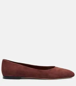 Paris Texas Lavinia Suede Ballet Flats