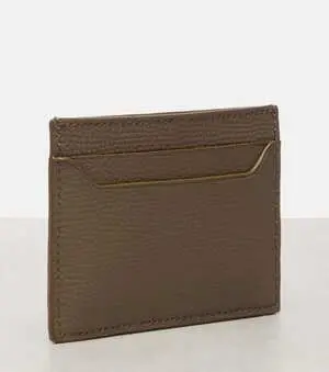Loewe Anagram Leather Cardholder - Beige