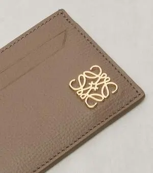 Loewe Anagram Leather Cardholder - Beige