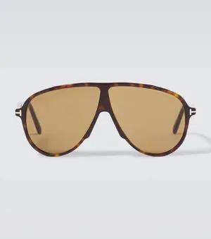 TOM FORD Vladimir Aviator Sunglasses - Brown