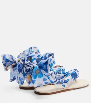 Farm Rio Printed Thong Sandals