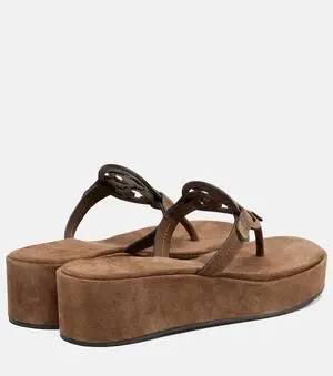 Tory Burch Miller 25 Suede Thong Sandals