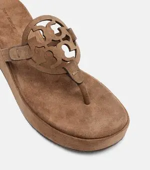 Tory Burch Miller 25 Suede Thong Sandals