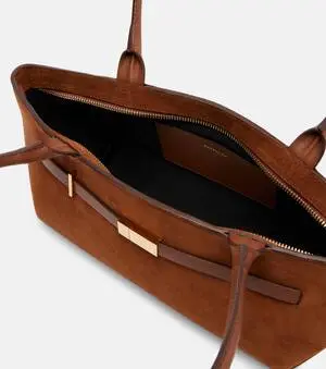 DEMELLIER New York Suede Shoulder Bag - Brown