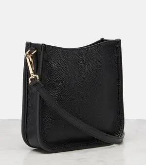 Prada Mini Leather Shoulder Bag - Black