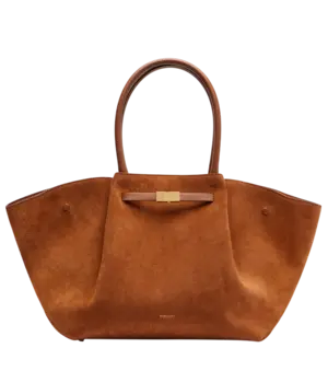 DEMELLIER Suede Tote Bag - Brown