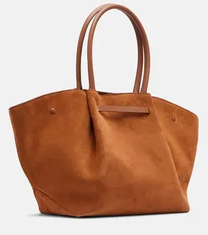DEMELLIER Suede Tote Bag - Brown