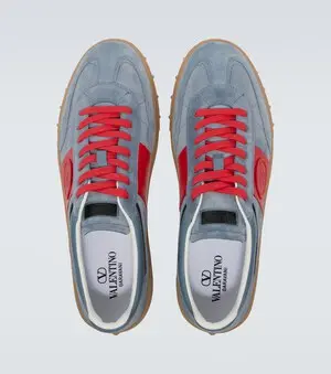 Valentino Garavani Upvillage Leather Sneakers - Grey
