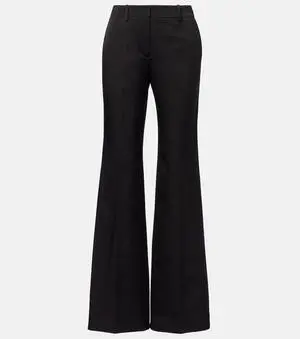 MAGDA BUTRYM Cotton And Silk Flared Pants