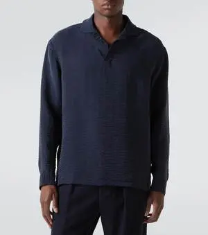 Giorgio Armani Jacquard Polo Shirt
