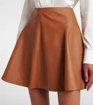 Ralph Lauren Leather Mini Skirt