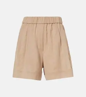 Brunello Cucinelli Cotton Bermuda Shorts - Beige