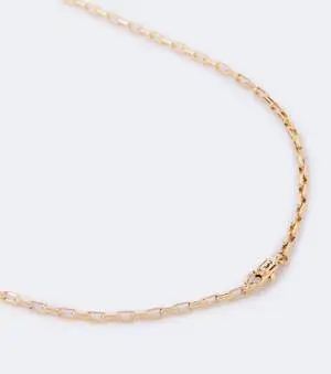 Saint Laurent Cassandre Pendant Necklace - Gold