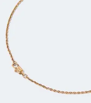 Saint Laurent Cassandre Pendant Necklace - Gold