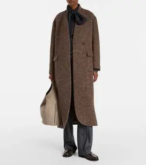 Brunello Cucinelli Belted Wool And Cashmere Overcoat