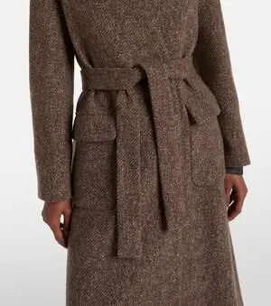 Brunello Cucinelli Belted Wool And Cashmere Overcoat