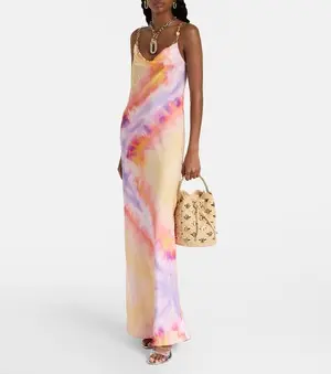 Rabanne Embellished Raffia Tote