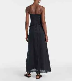 Isabel Marant Étoile Lindy Lace-trimmed Maxi Dress