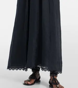 Isabel Marant Étoile Lindy Lace-trimmed Maxi Dress