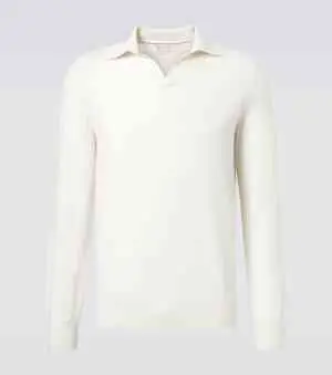 Brunello Cucinelli Cashmere Polo Sweater
