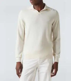 Brunello Cucinelli Cashmere Polo Sweater