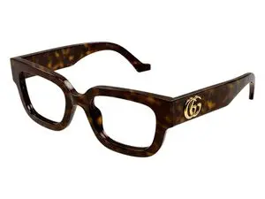 Gucci Square Frame Eyeglasses - Havana (gg1548o 005)