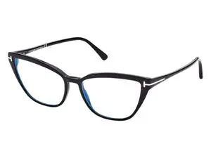 TOM FORD Cat Eye Eyeglasses - Black (ft5825/b 001)