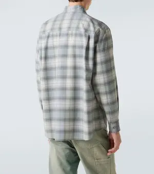 Auralee Checked Wool Shirt
