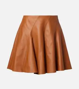 Ralph Lauren Leather Miniskirt