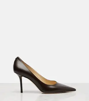 JIMMY CHOO Love 85 Leather Pumps - Brown