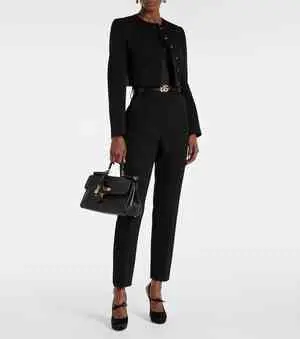 Dolce & Gabbana My Sicily Medium Leather Tote Bag - Black