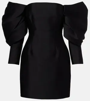 Solace London Freja Satin Mini Dress