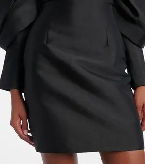 Solace London Freja Satin Mini Dress