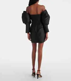 Solace London Freja Satin Mini Dress