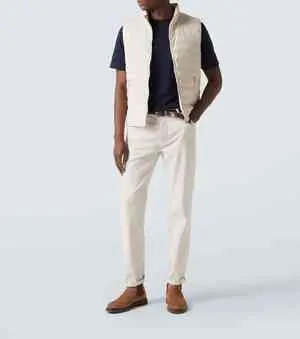 Brunello Cucinelli Logo Cotton Jersey T-shirt