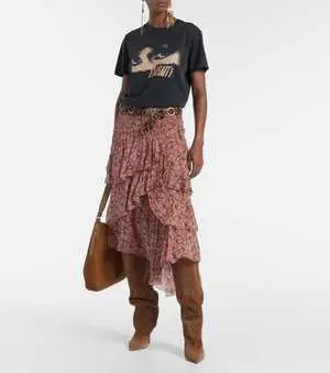Paris Texas Ines 75 Suede Knee-high Boots