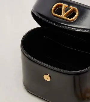 Valentino Garavani Vain Vlogo Leather Vanity Bag