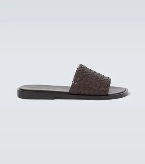 Bottega Veneta Open Toe Slides Slipper For Men