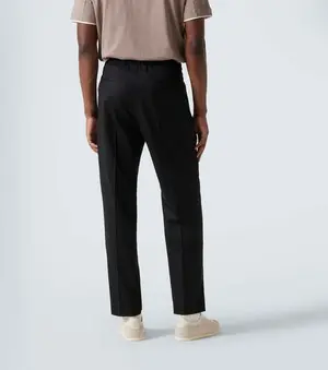 Brunello Cucinelli Virgin Wool Tapered Pants