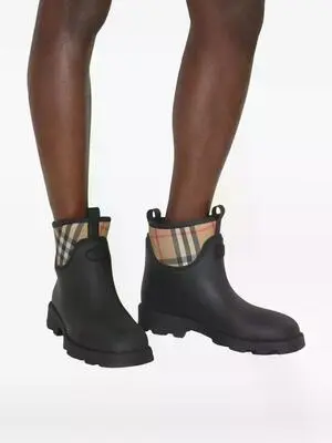 Burberry Check-detailed Rain Boots